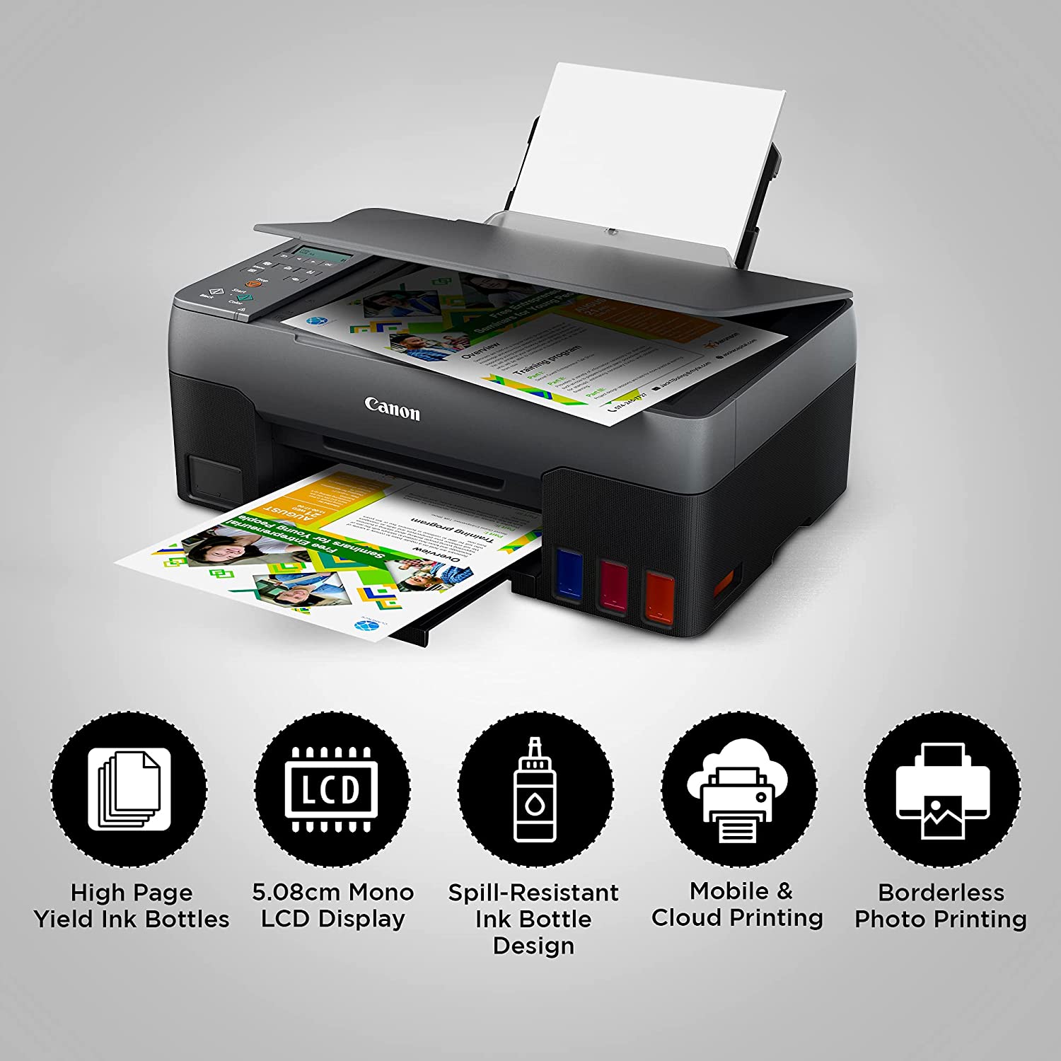CANON PIXMA G3020 All in One Wi Fi Ink Tank Colour Printer Techinn