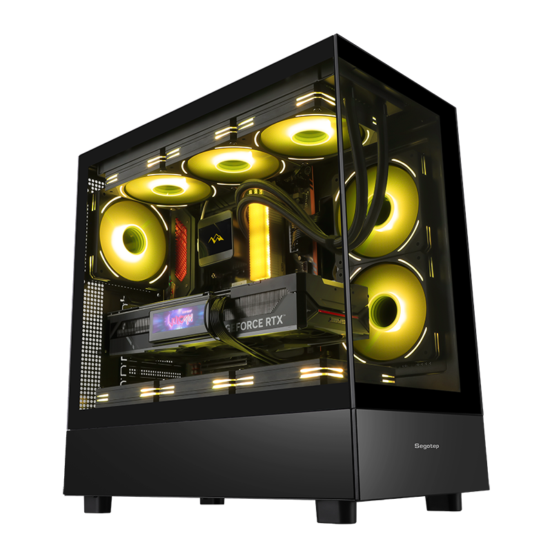 Segotep Endura Pro+ Transparent panorama ATX Case – Techinn Pokhara